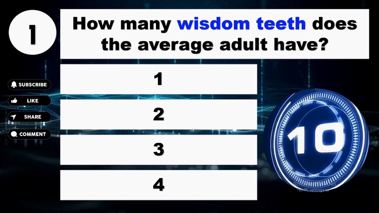 QUIZ TIME : Test your General knowledge - 09 - YouTube