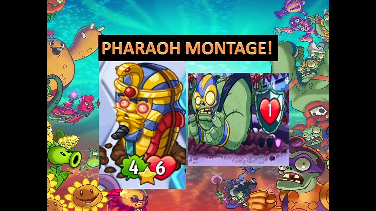 UNDYING PHARAOH GODLY SAVES MONTAGE!|THE TRUE SAVIOR!|Pvz Heroes - YouTube