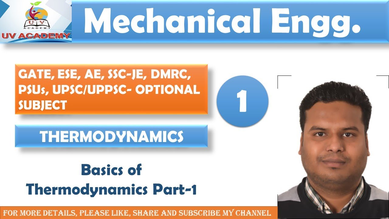 Lecture-1-Thermodynamics Basics Part-1 - YouTube