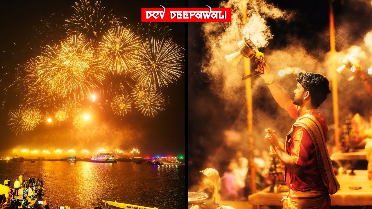 Varanasi Dev Diwali Vlog - Fireworks Show - YouTube