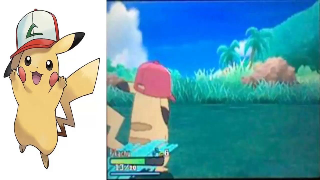 Pokemon Sun and Moon Ash Pikachu event - YouTube