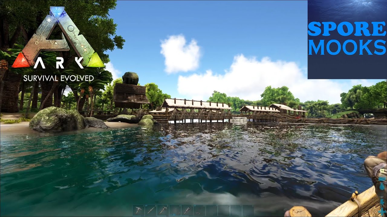 ARK: Survival Evolved - Tropical Island Mod Map #2 | Abandoned Docks ...