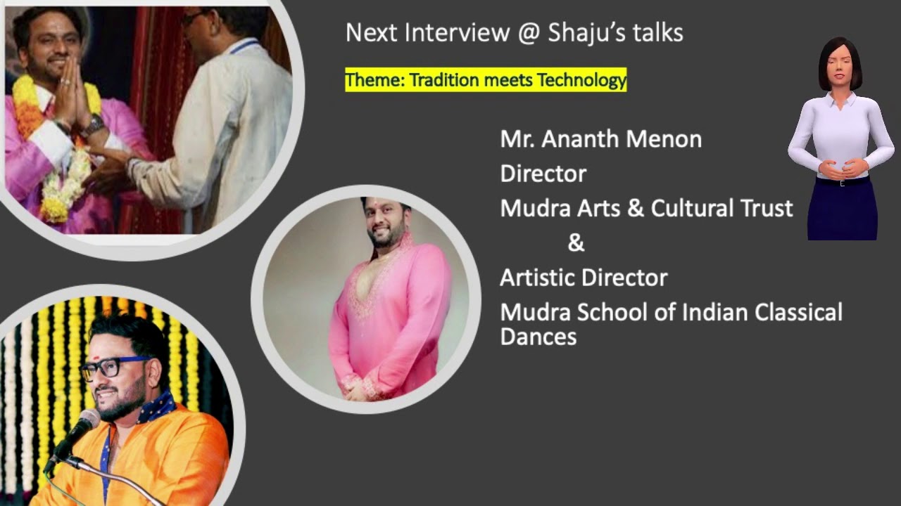 Upcoming Interview - Mr. Ananth Menon, Director of Mudra Arts - YouTube