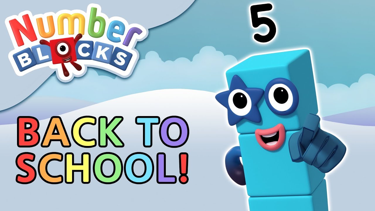 @Numberblocks- Back to School | The Number 5 | Learn to Count - YouTube