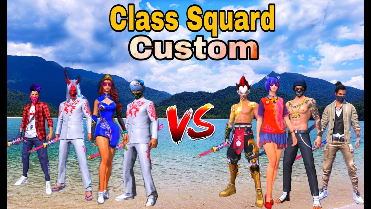 Class Squard custom - garena Free fire - Raj Gaming - YouTube