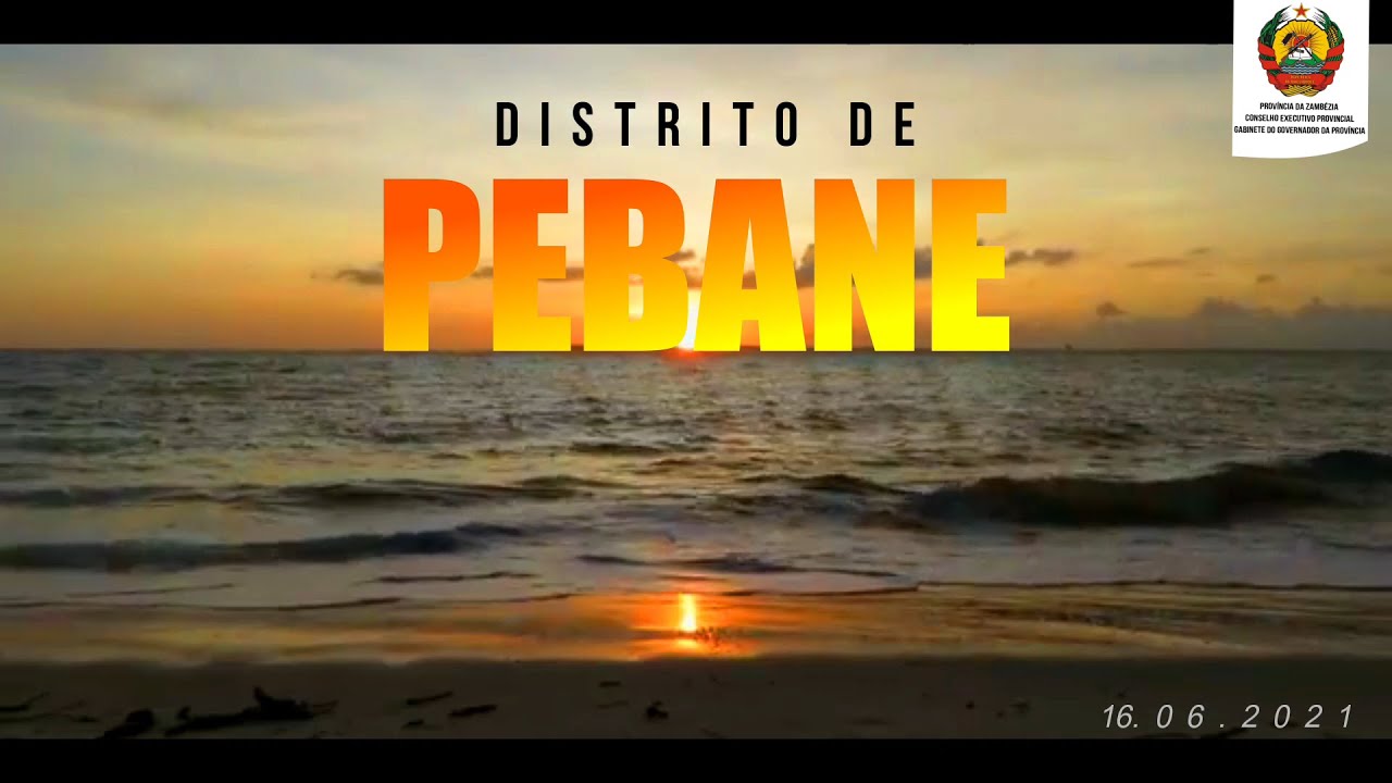 DISTRITO DE PEBANE NA ZAMBÉZIA CONTA COM UM NOVO ADMINISTRADOR - YouTube