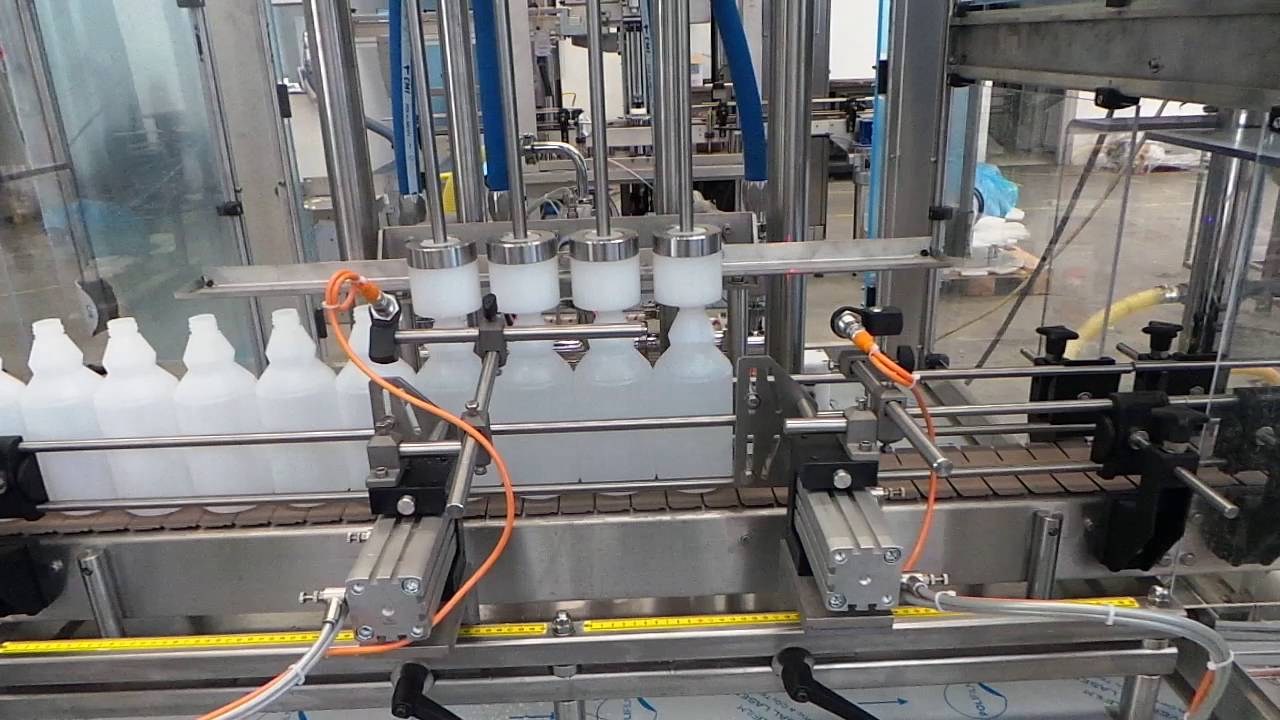 Automatic linear filling machine LOGYKA 4 MAG - Detergents - SIze 1 ...