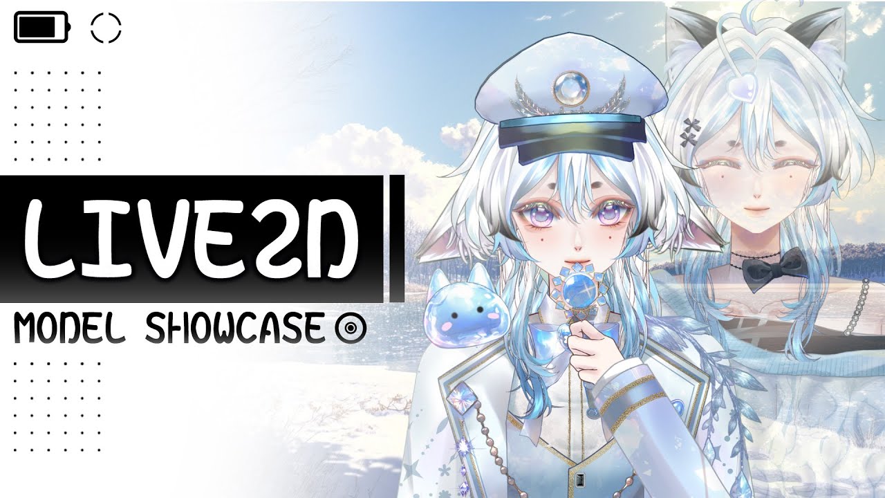 【Live2D Model Showcase】Silver (Dual Form) premade model 【Live2Dモデル】 - YouTube