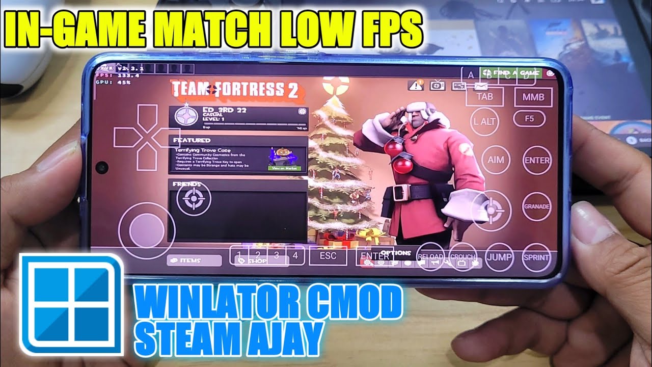 TEAM FOTRESS 2 WINLATOR CMOD AJAY STEAM GAME TEST - YouTube