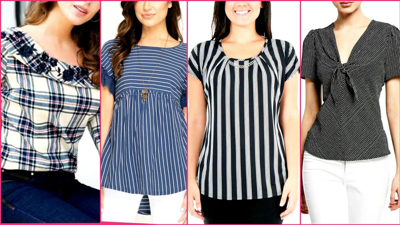 Most amazing top designs ideas for girls to wear with jeans - YouTube