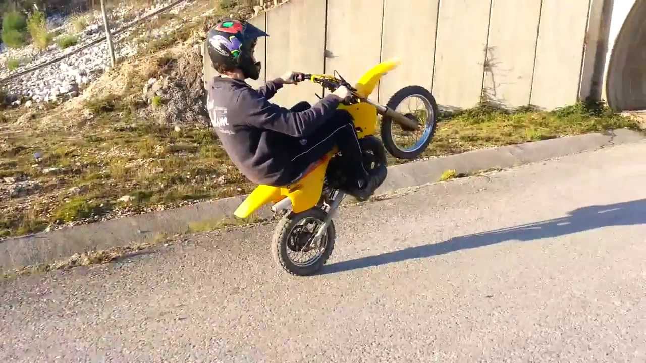 Lem 50cc wheelie - YouTube