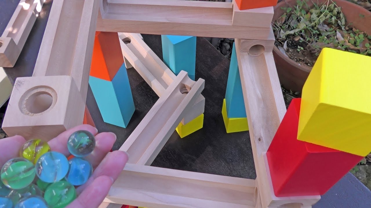 Marble run healing tree tone - YouTube