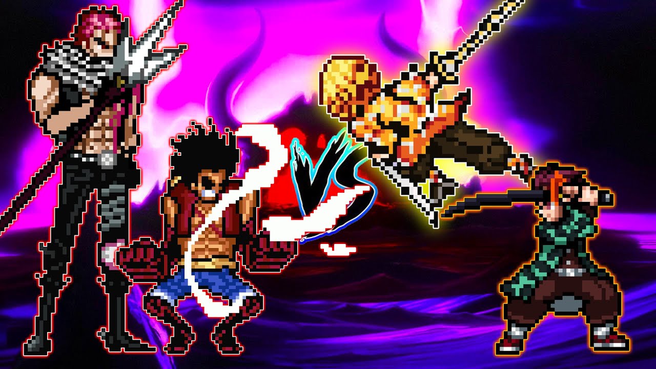 🥵KATAKURI OP BUFF V.4 & LUFFY SNAKEMAN OP VS CHAOS TANJIRO OP & CHAOS ...