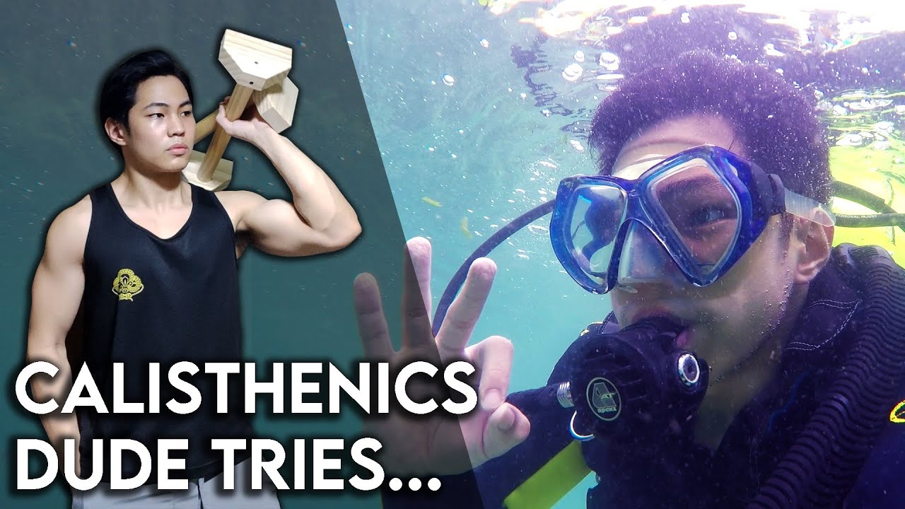 SCUBA DIVING for the 1st & 2nd Time! | Calisthenics Dude Tries - YouTube