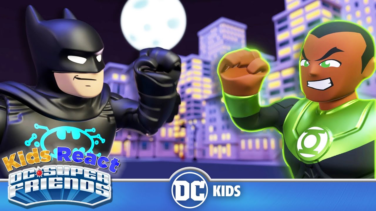 Kids React: DC Super Friends | A Joke on High | @dckids - YouTube
