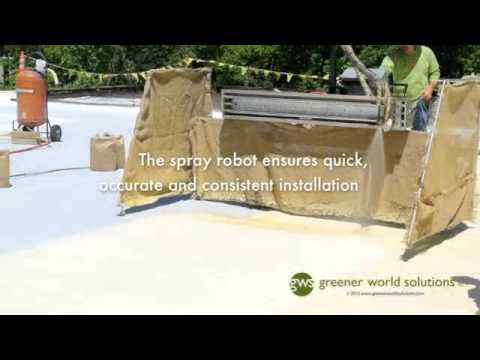 Cool Roof with Spray Robot.m4v - YouTube