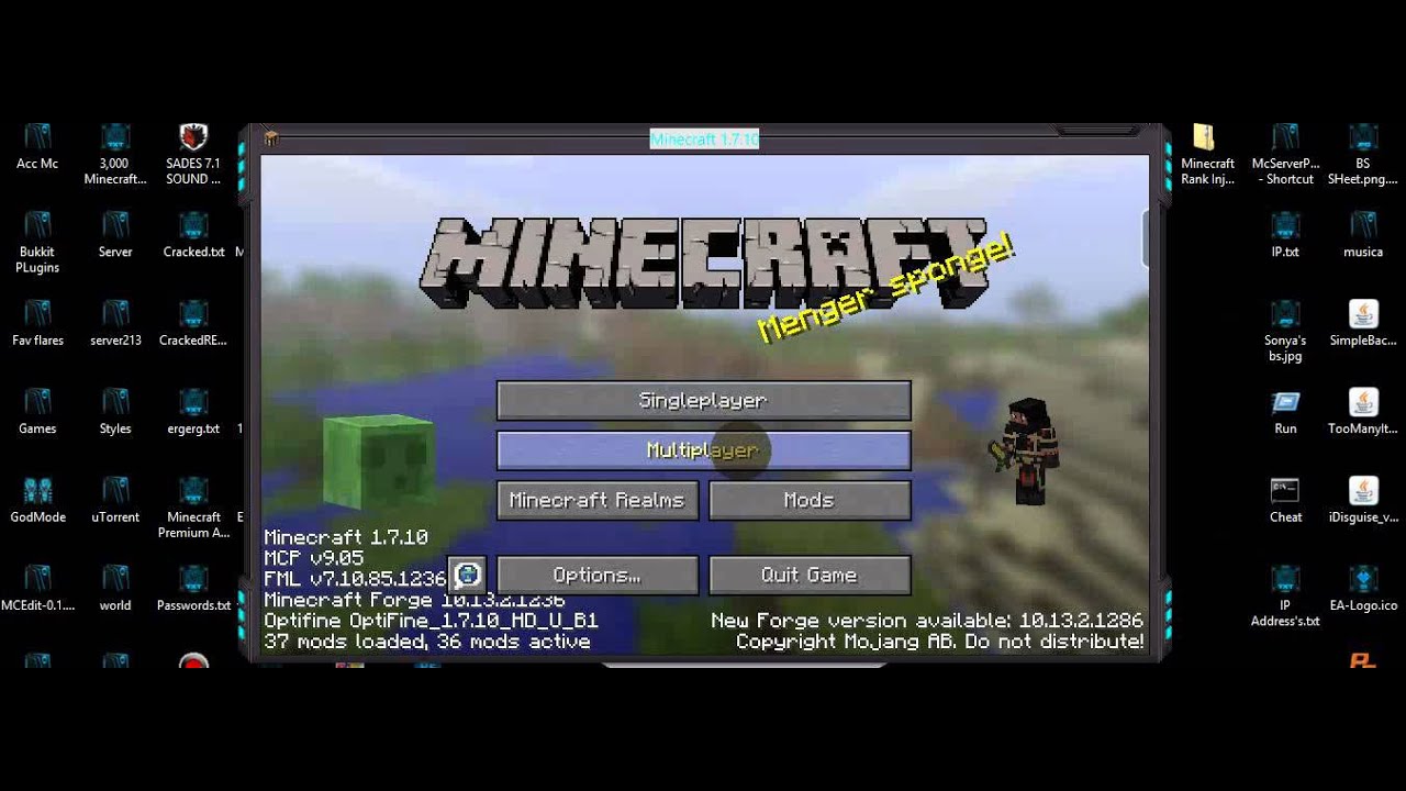 Minecraft Rank&kit Injection exploit - YouTube