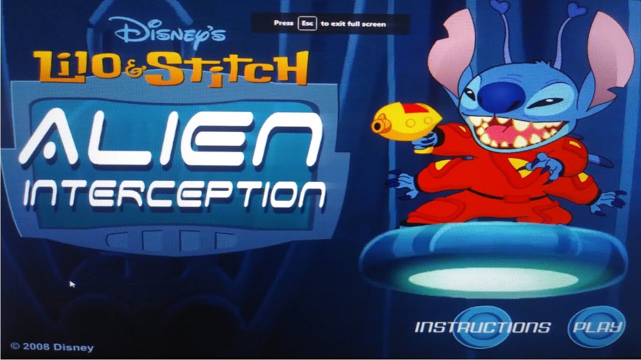 LILO & STITCH! ALIEN INTERCEPTION! AWESOME GAME! - YouTube