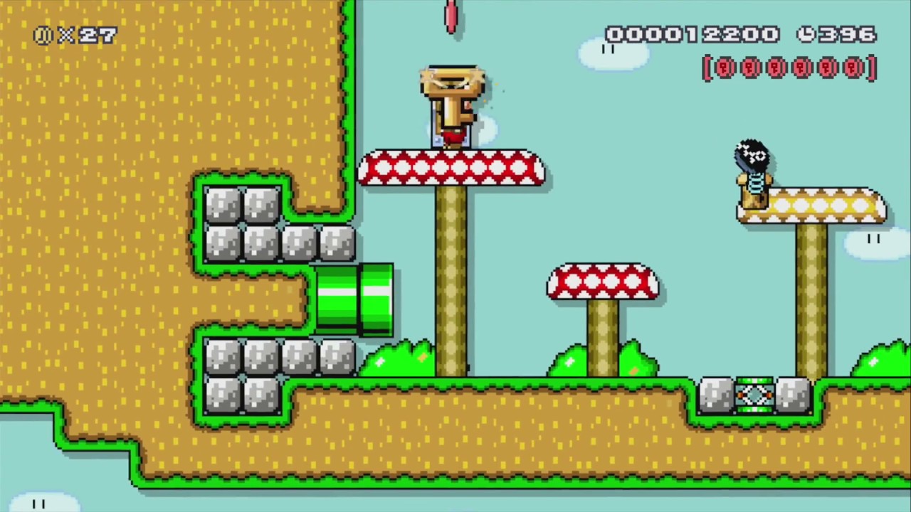 1-6 Springin' Sweet Shrooms by Kyevmu - SUPER MARIO MAKER - NO ...