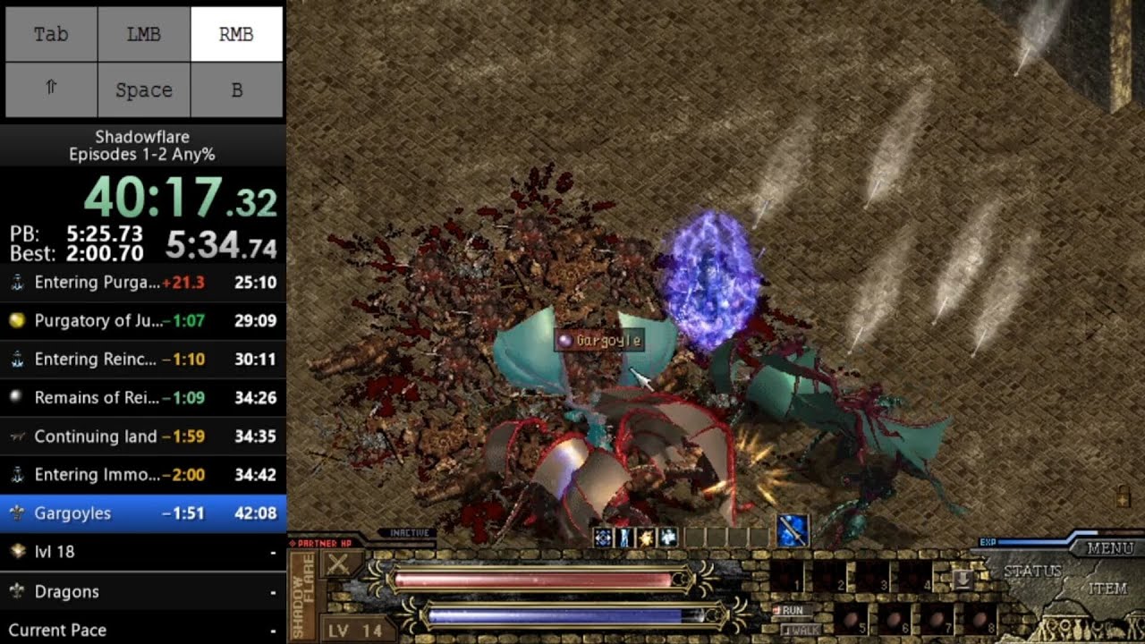 Shadowflare Episode 1 Any% in 40:56 (with text commentary) - YouTube