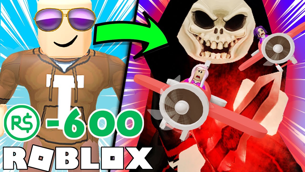 I became the monster for 600 robux! | Roblox: Airplane 4 (Sad Ending ...