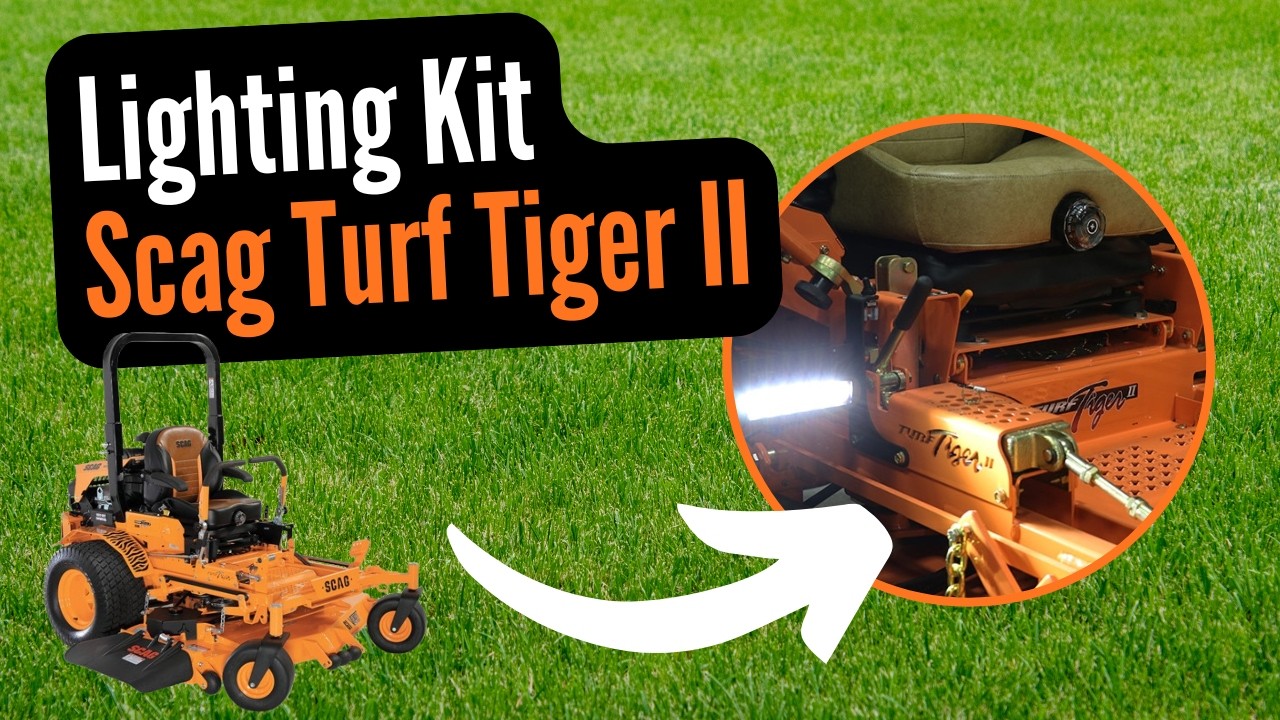 Installing the Lighting Kit on a Scag Turf Tiger II - YouTube