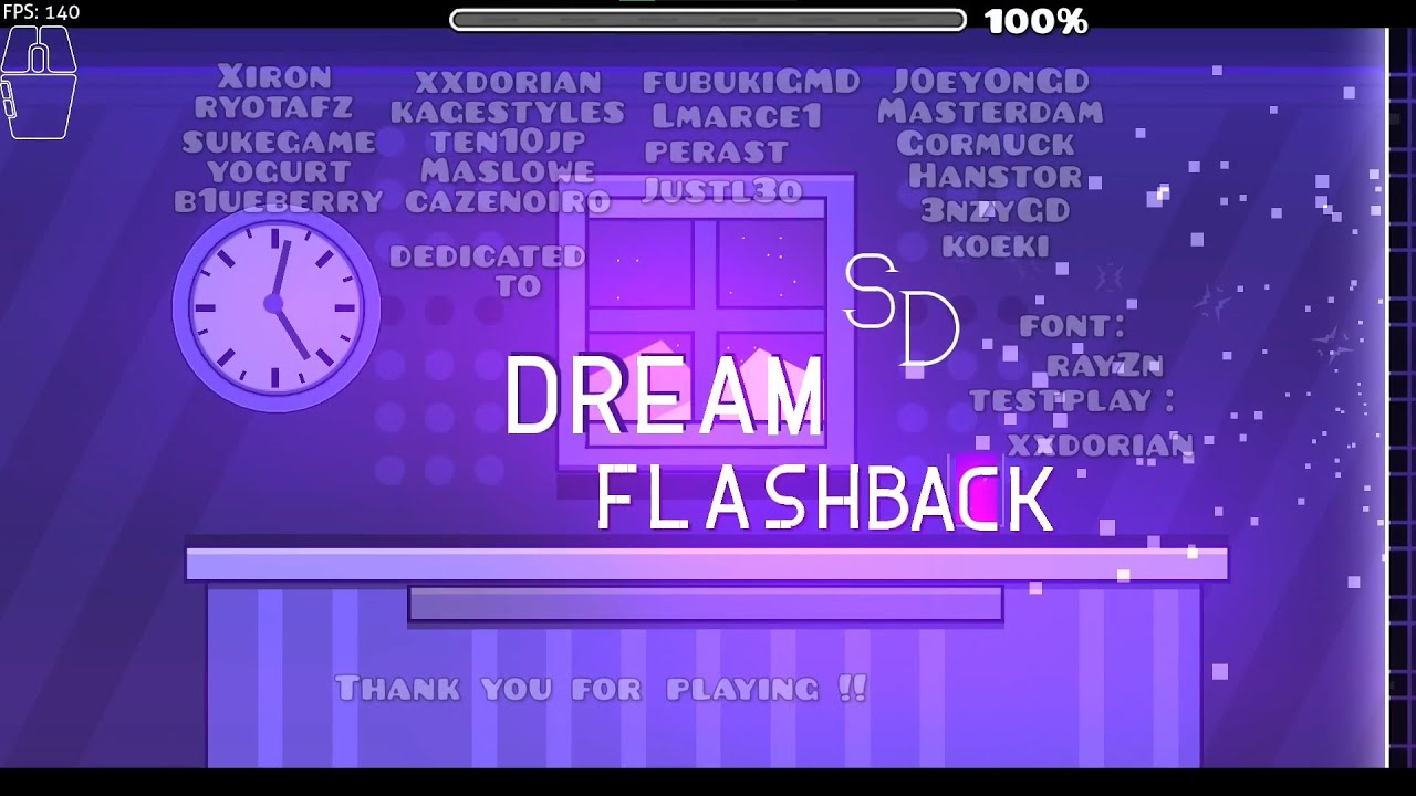 Daily geometry dash #216 | dream flashback - YouTube