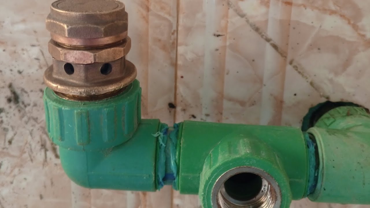 How to install a air release valve to the smallest detail - YouTube