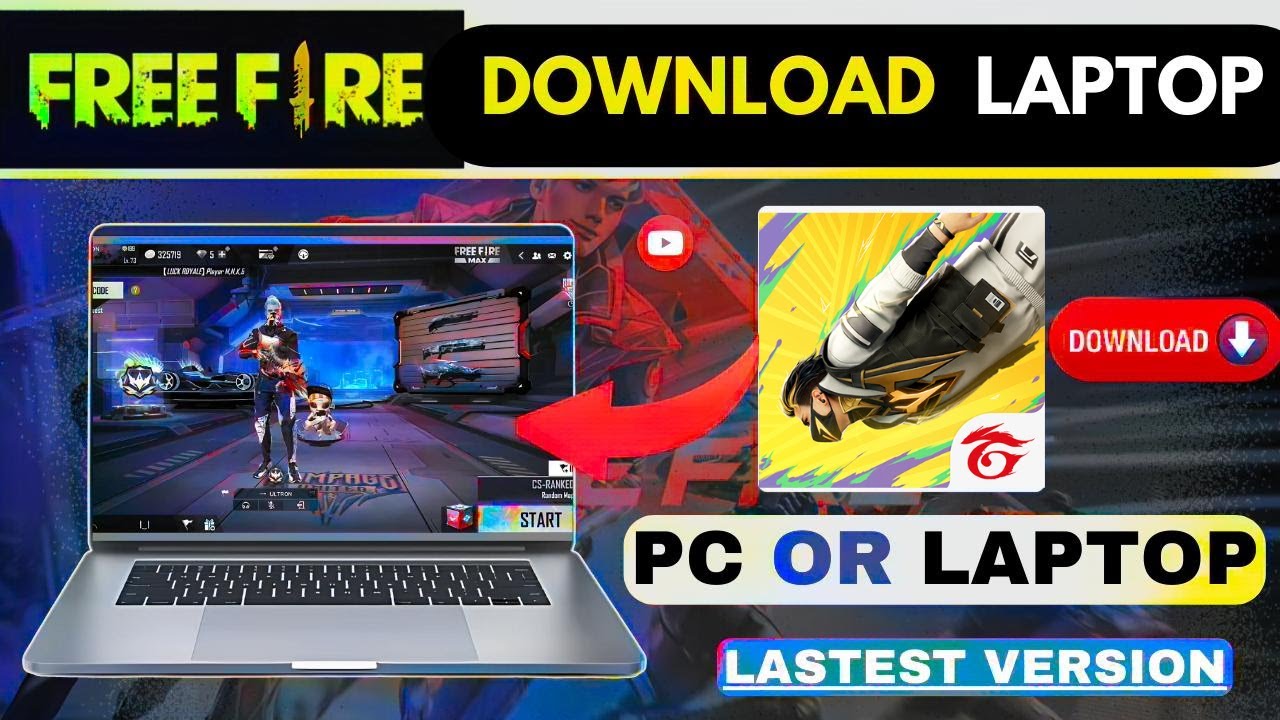 How To Download Free Fire In Laptop || Free Fire Download Pc | Laptop ...