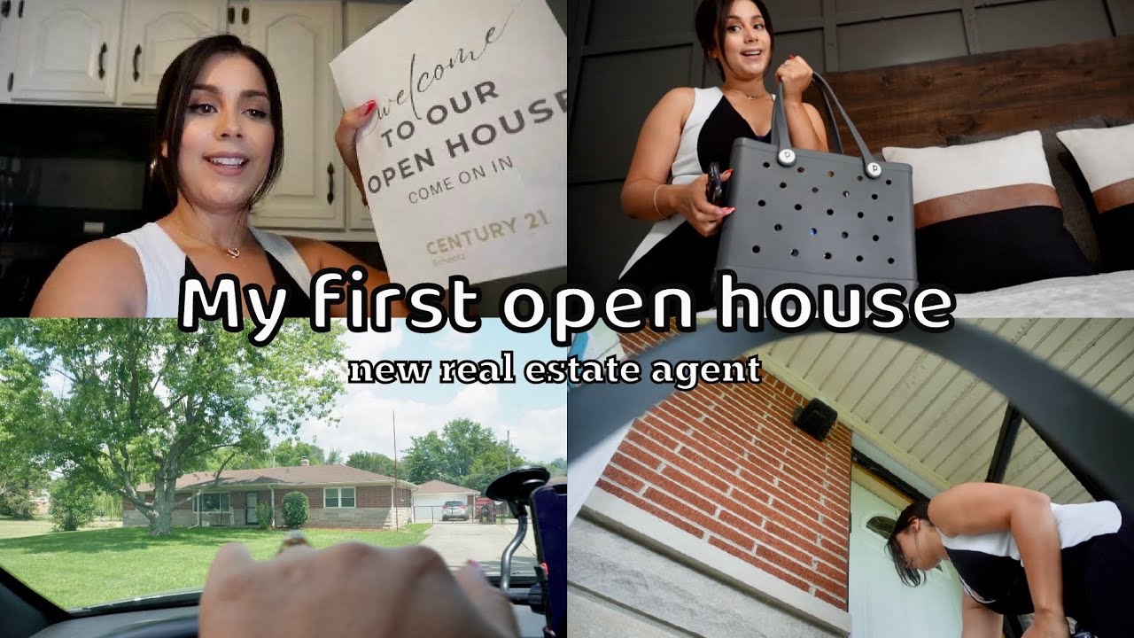Hosting my first open house as a NEW real estate agent! - YouTube