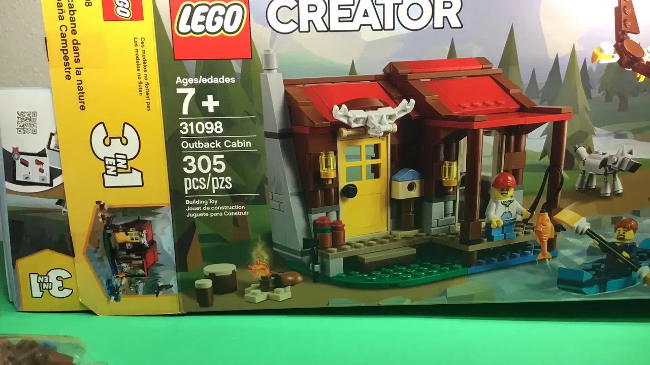Lego outback cabin.LEGO creator 3 in 1 - YouTube