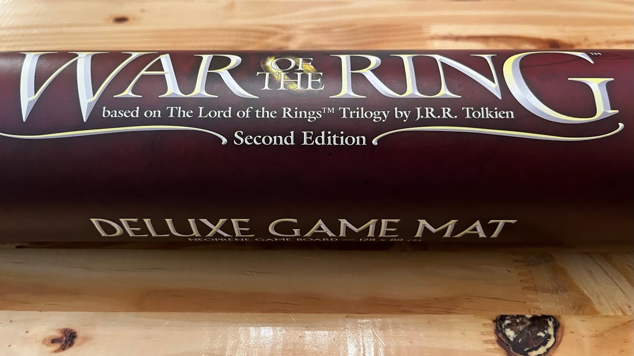 War Of The Ring Board Game | Deluxe Game Mat | Unboxing (No Talking ...