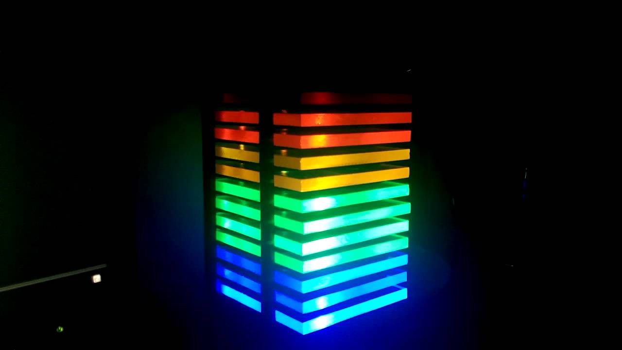Diy Led Vu Meter Tower Youtube