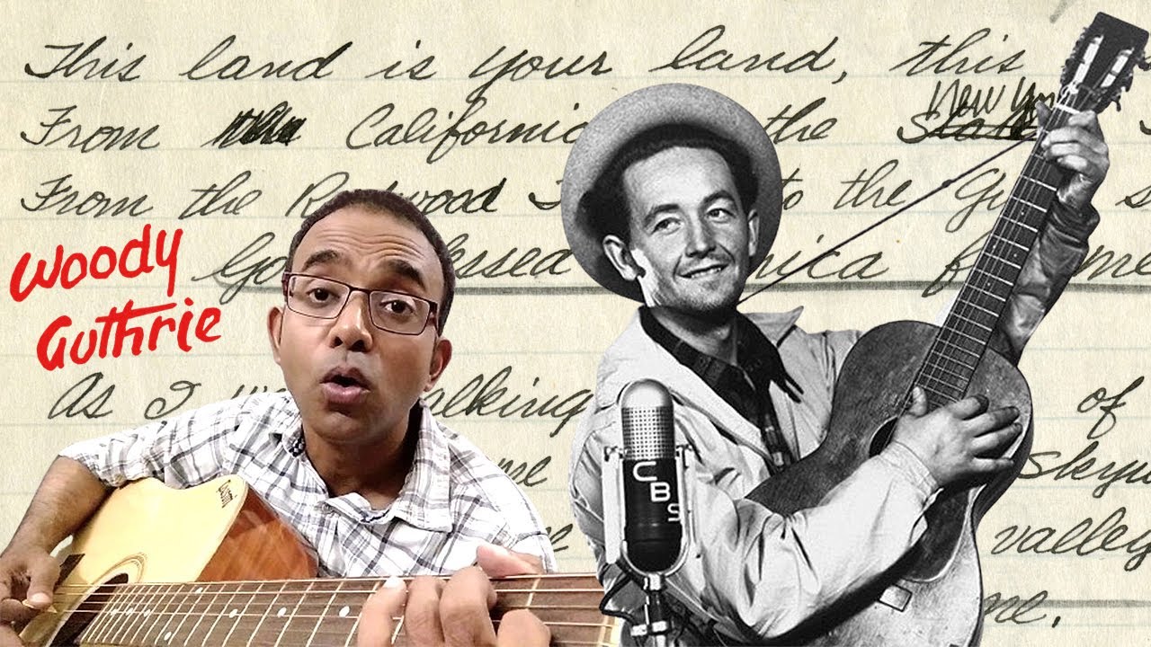 Woody Guthrie - This Land Is Your Land (acoustic cover) - YouTube
