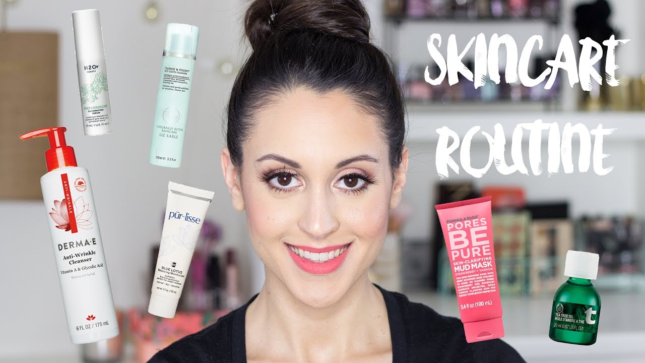 My Current Skincare Routine | Oily, Combination & Acne Prone Skin - YouTube