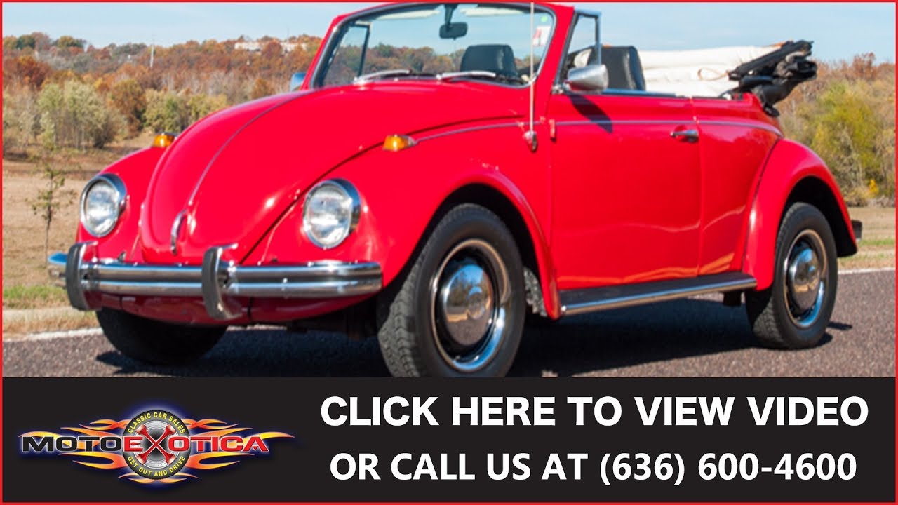 1968 Volkswagen Beetle Convertible (SOLD) - YouTube