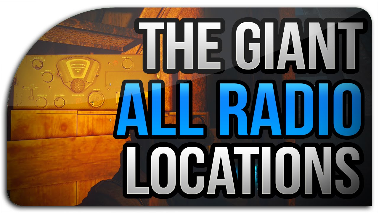 The Giant "All Radios" + All Radio Locations on The Giant (11 Radios ...