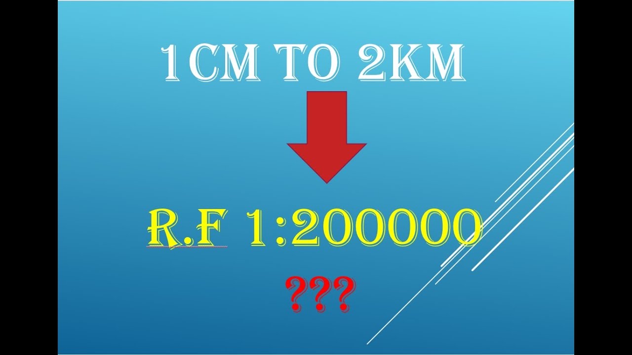 Conversion of Statement Scale into R.F in Geography. - YouTube