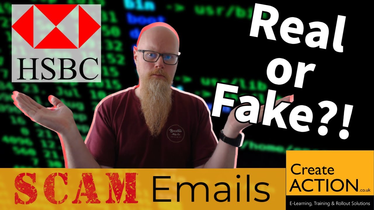 Real or Fake?! Don't fall for this HSBC scam email... - YouTube