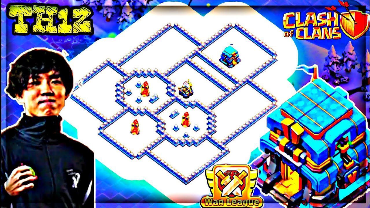 New War Base Th12 2024 | Unbeatable Th12 War/Hybrid Base Link |Th12 ...