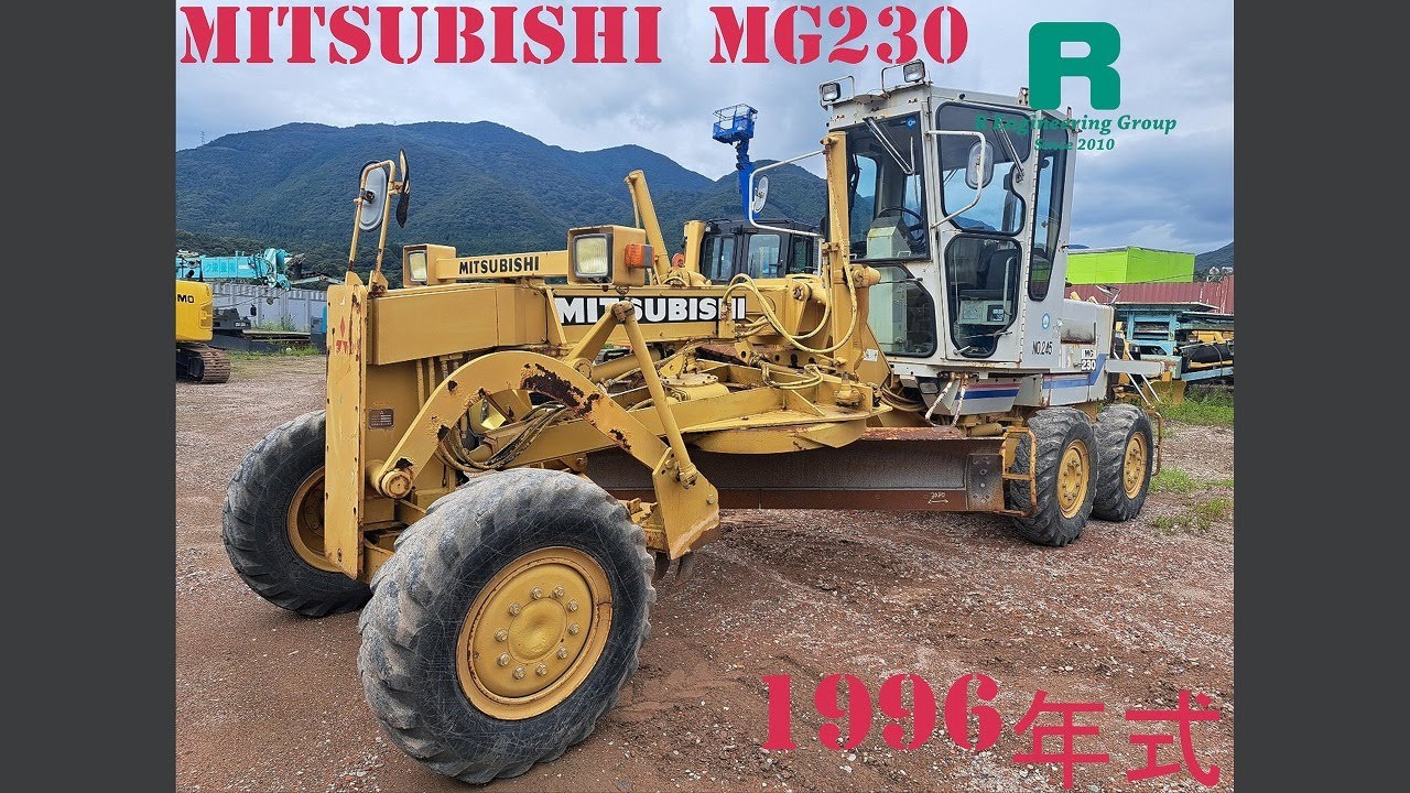 Used 1996 MITSUBISHI MG230 6,904h For Sale #中古建機 #中古重機 #重機 - YouTube