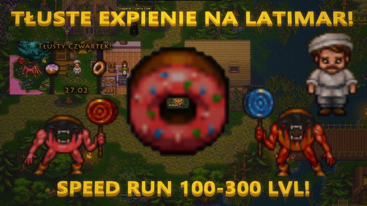 TŁUSTE EXPIENIE! SPEED RUN 100-300 LVL! - YouTube