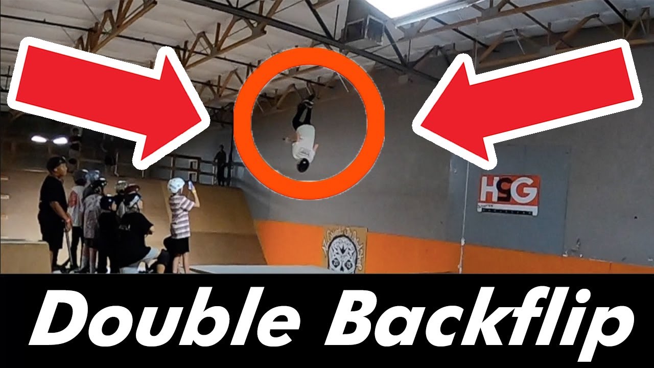 INSANE DOUBLE BACKFLIP ON SCOOTER *BEST SCOOTER TRICK* - YouTube