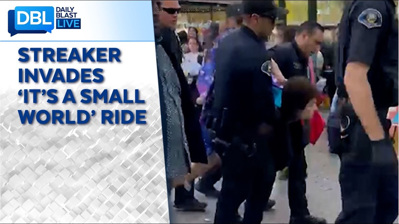 Streaker Invades ‘It’s a Small World’ Ride - YouTube