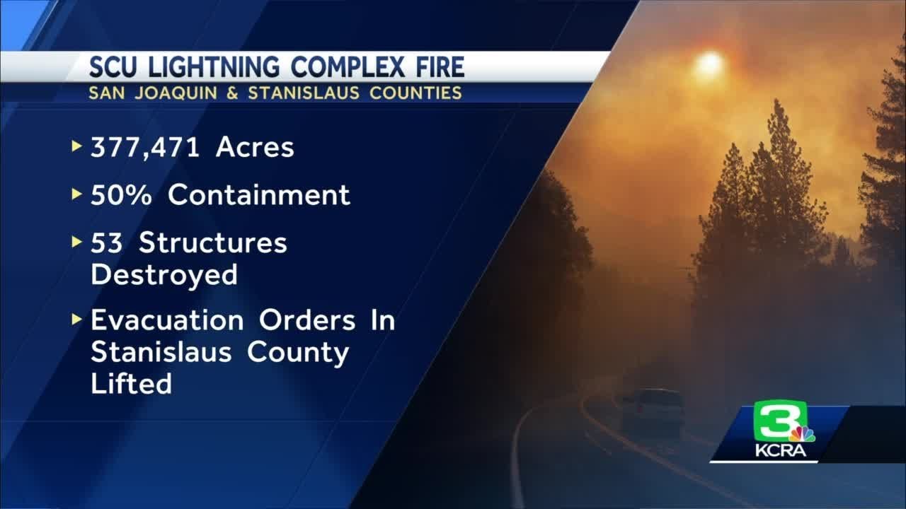 SCU Lightning Complex Fire update 08-30-20 - YouTube