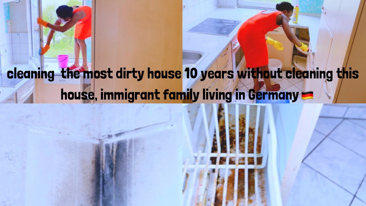 Cleaning the most dirty house😱10 year without cleaning this house ...