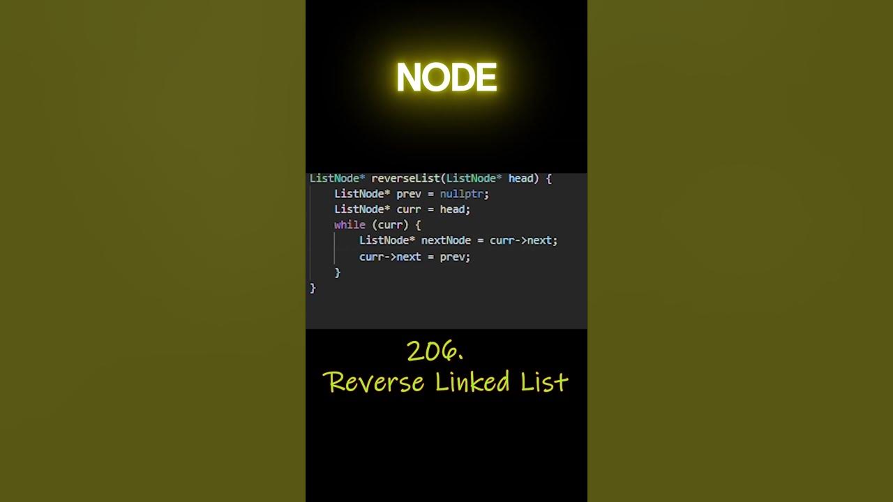 Reversing a Linked List Sounds Easy | Reverse Linked List | LeetCode 206 - YouTube