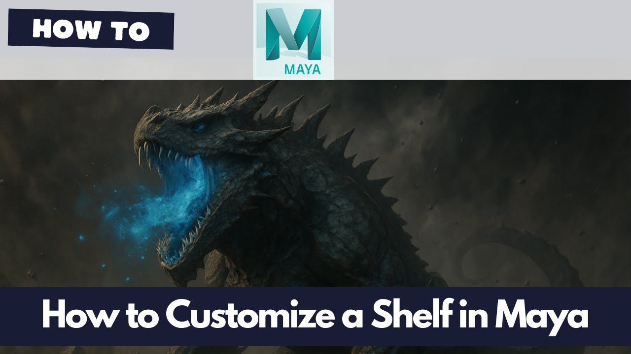 How to Customize a Shelf in Maya - Learn Maya for Blender Artists (or ...
