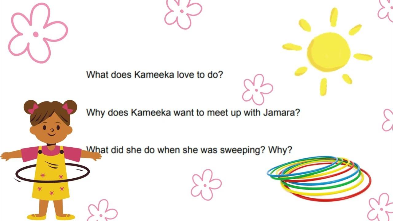 The Hula Hoopin' Queen Comprehension Worksheet - YouTube