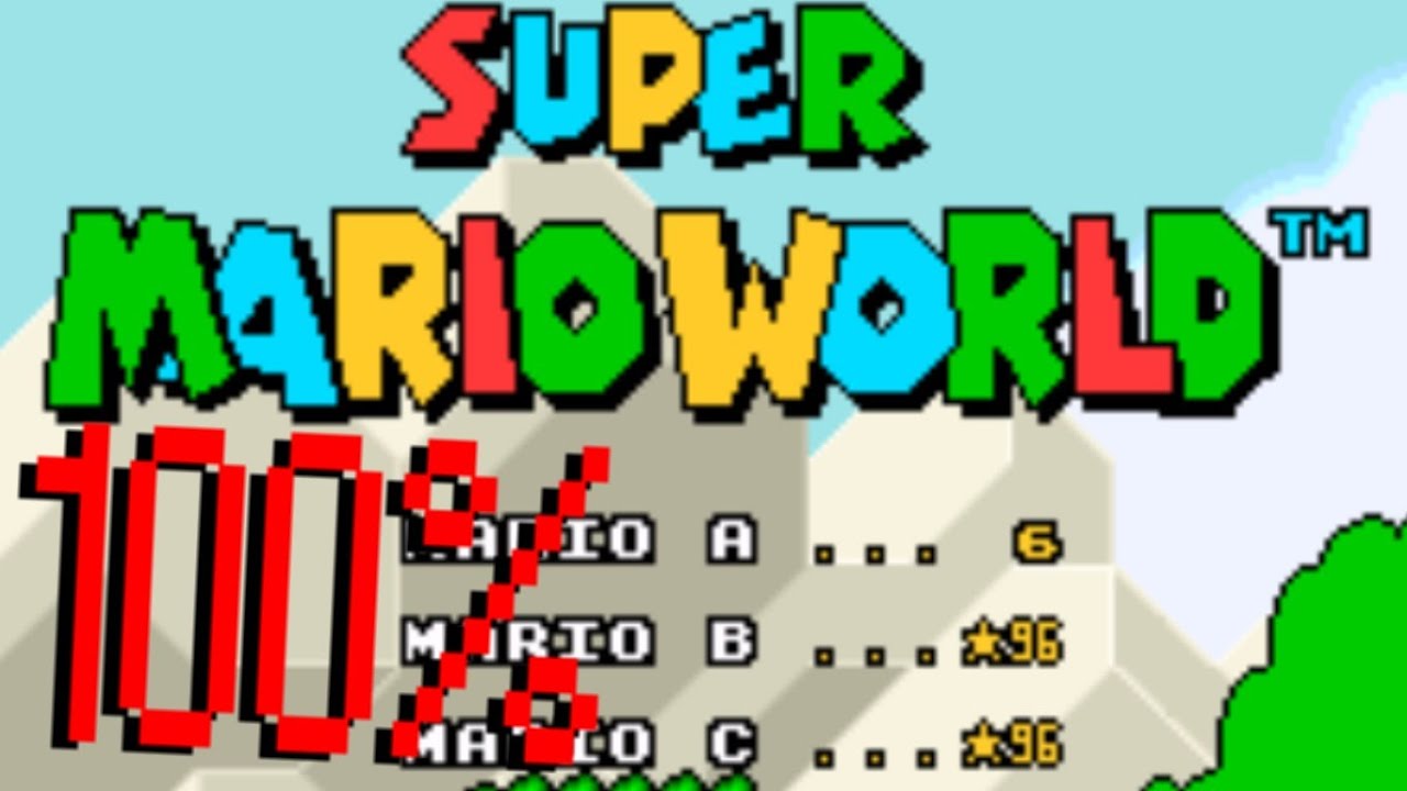 Super Mario World - 96 caminhos (100%) em 2 hrs - YouTube